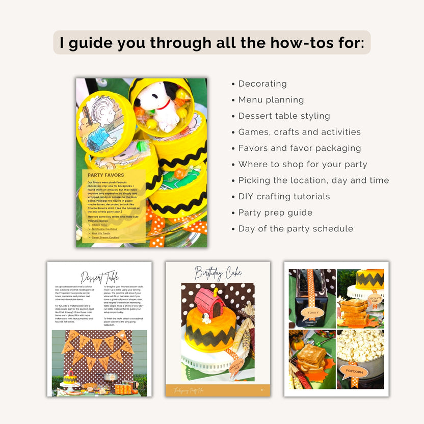 Thanksgiving Party Plan INSTANT DOWNLOAD – The Party Teacher