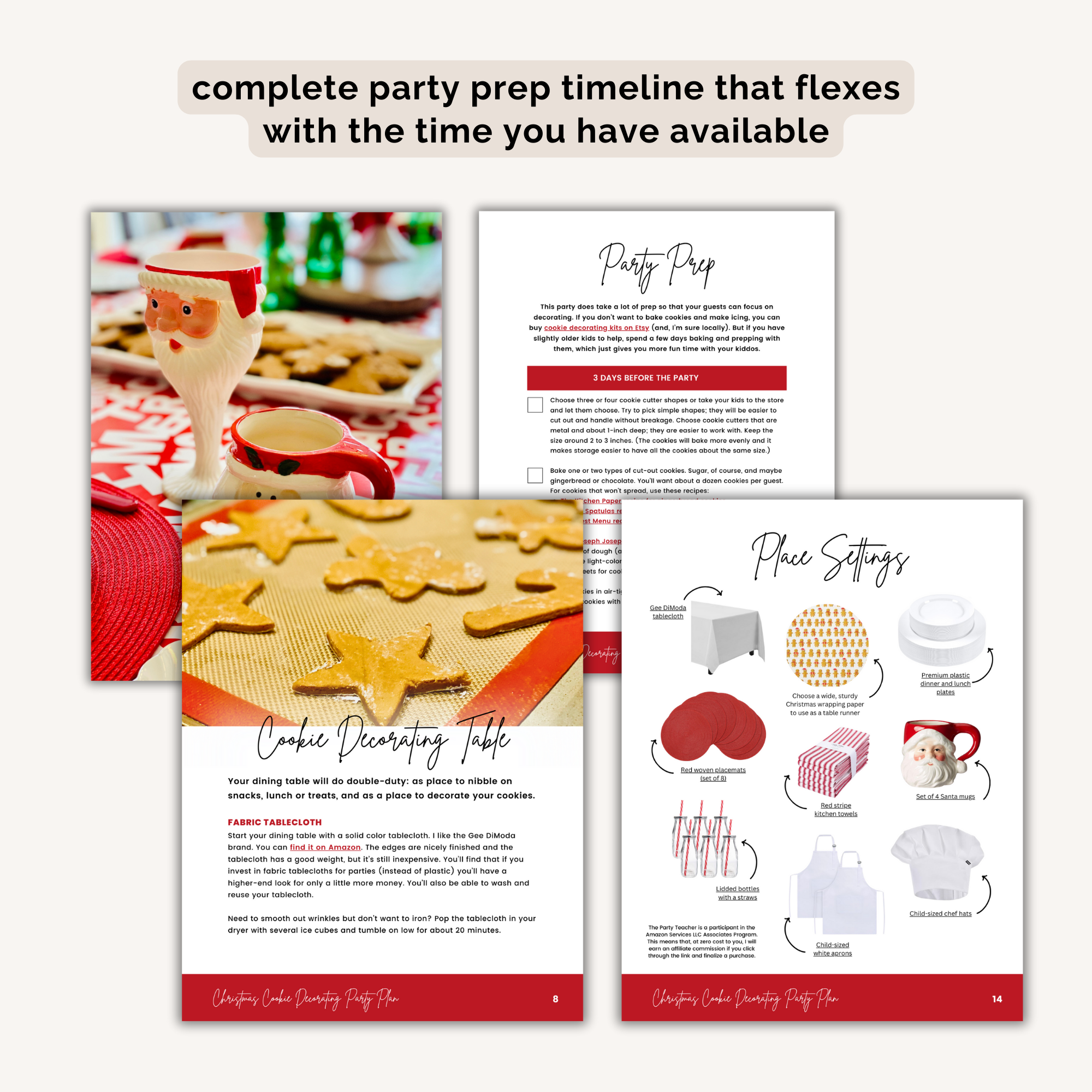Christmas Cookie Decorating Party Plan INSTANT DOWNLOAD – The Party Teacher