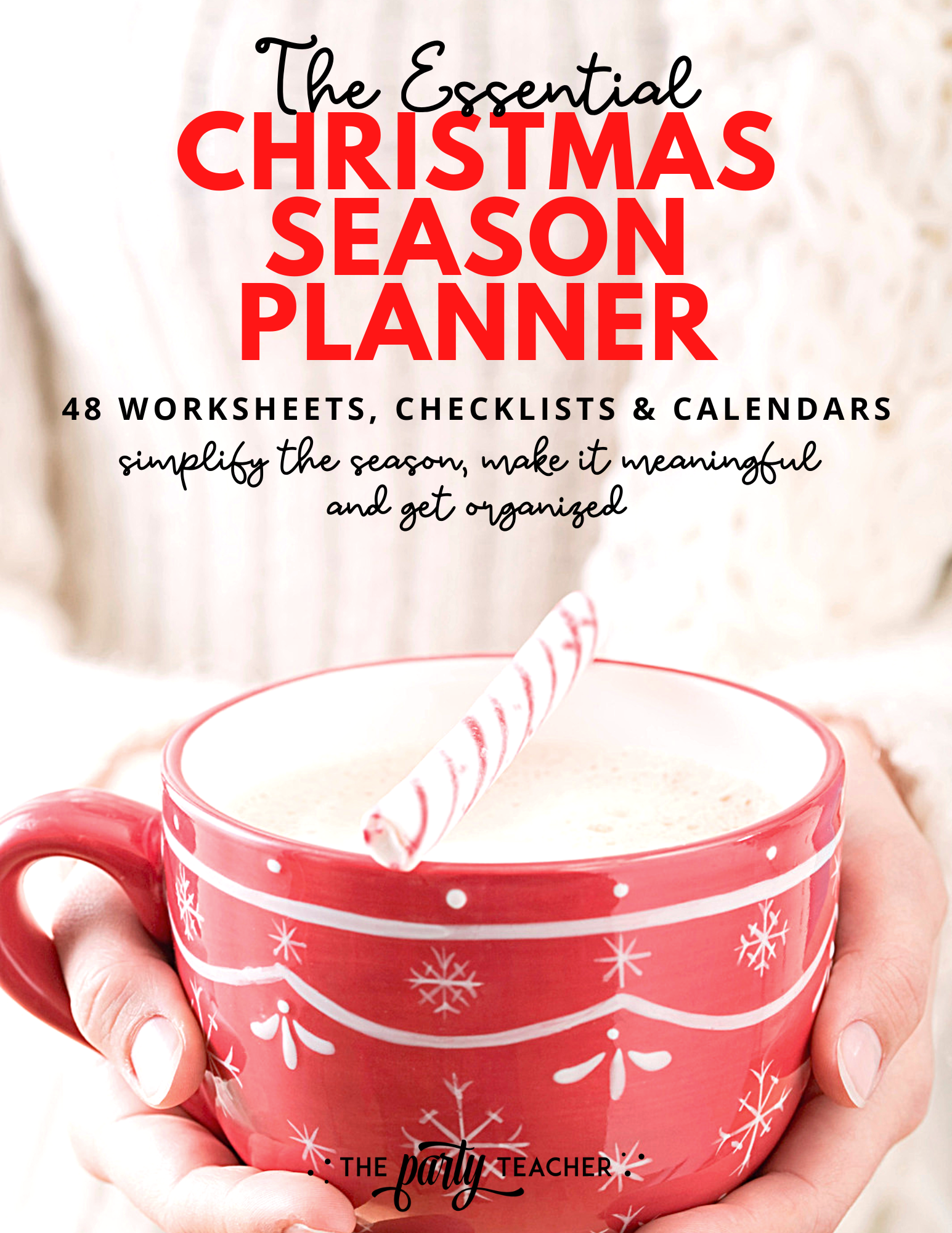 Christmas Season Planner INSTANT DOWNLOAD – The Party Teacher