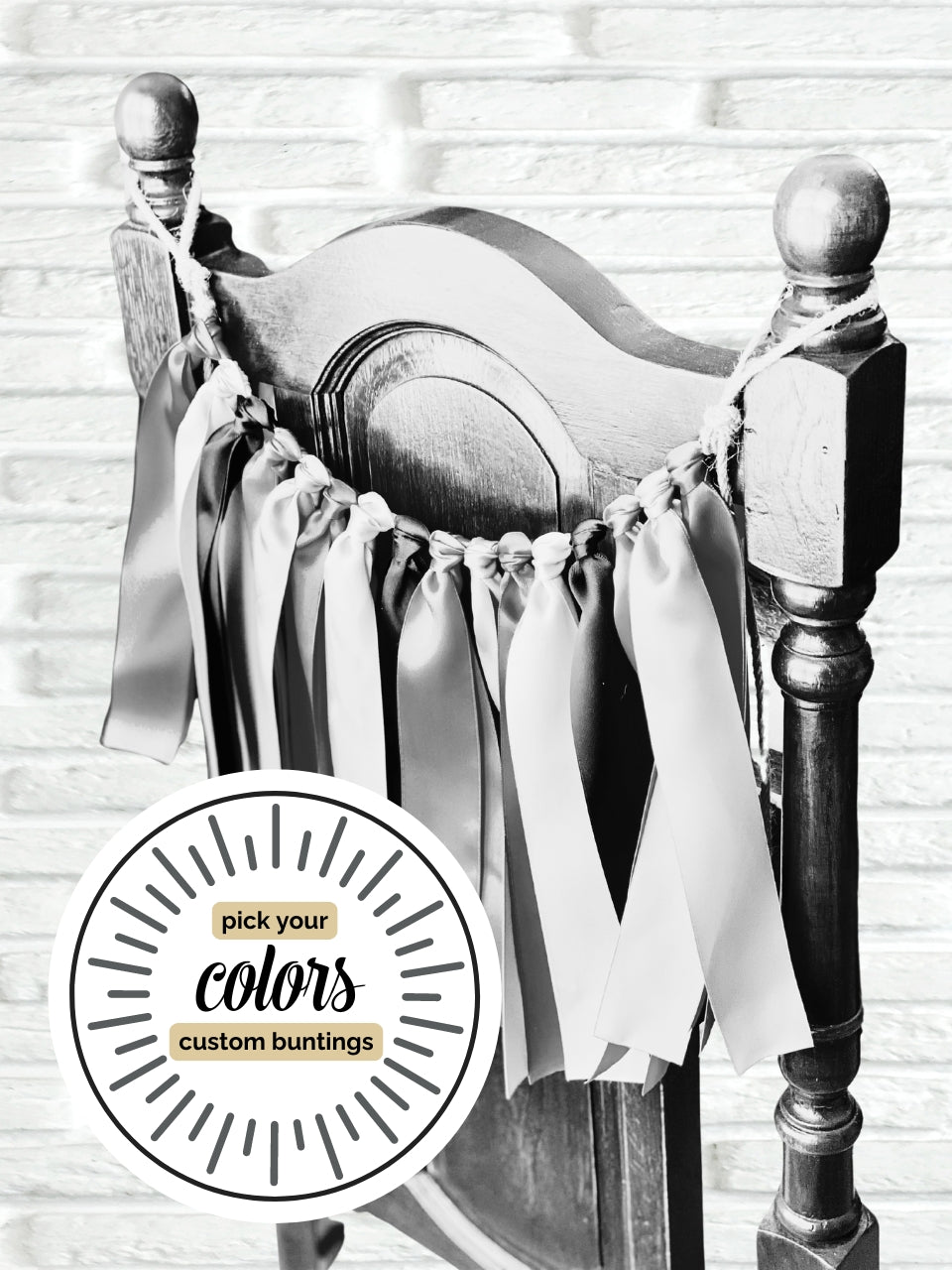 Custom Chair Bunting – The Party Teacher