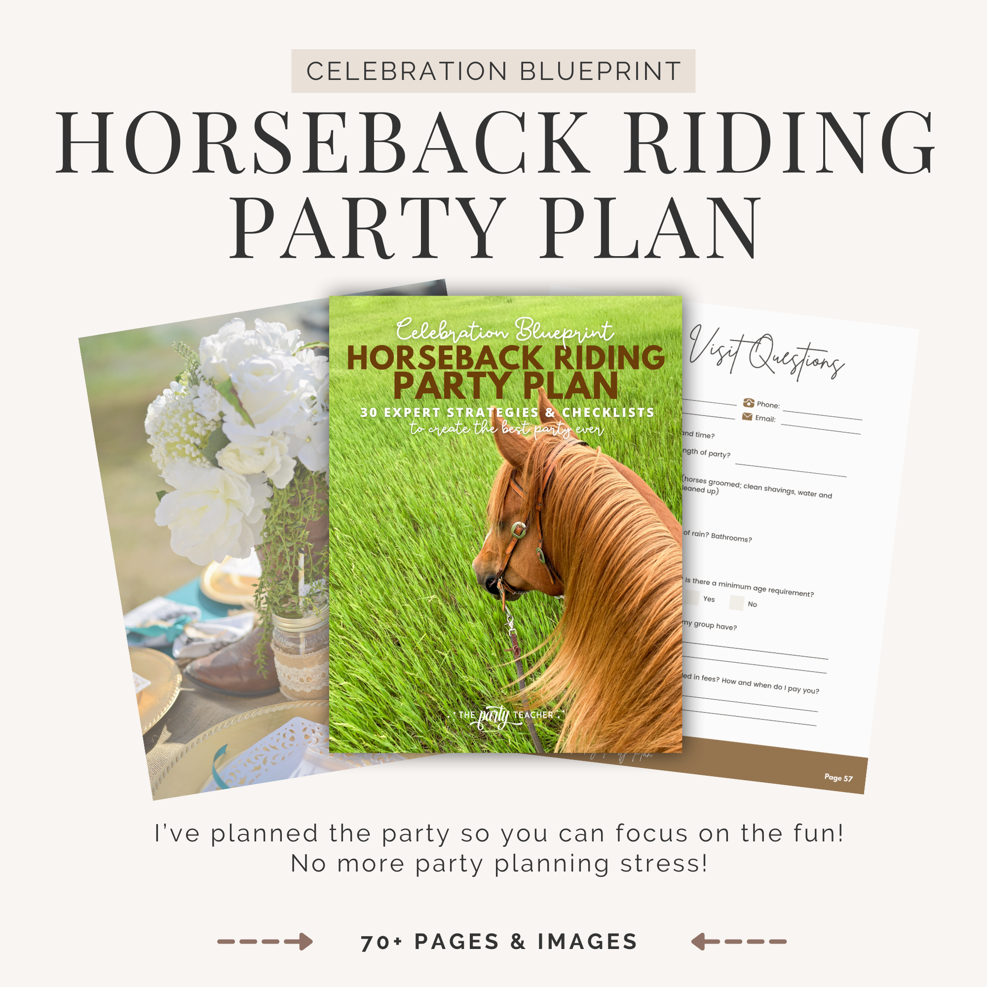 Horseback Riding Birthday Party Plan INSTANT DOWNLOAD – The Party Teacher