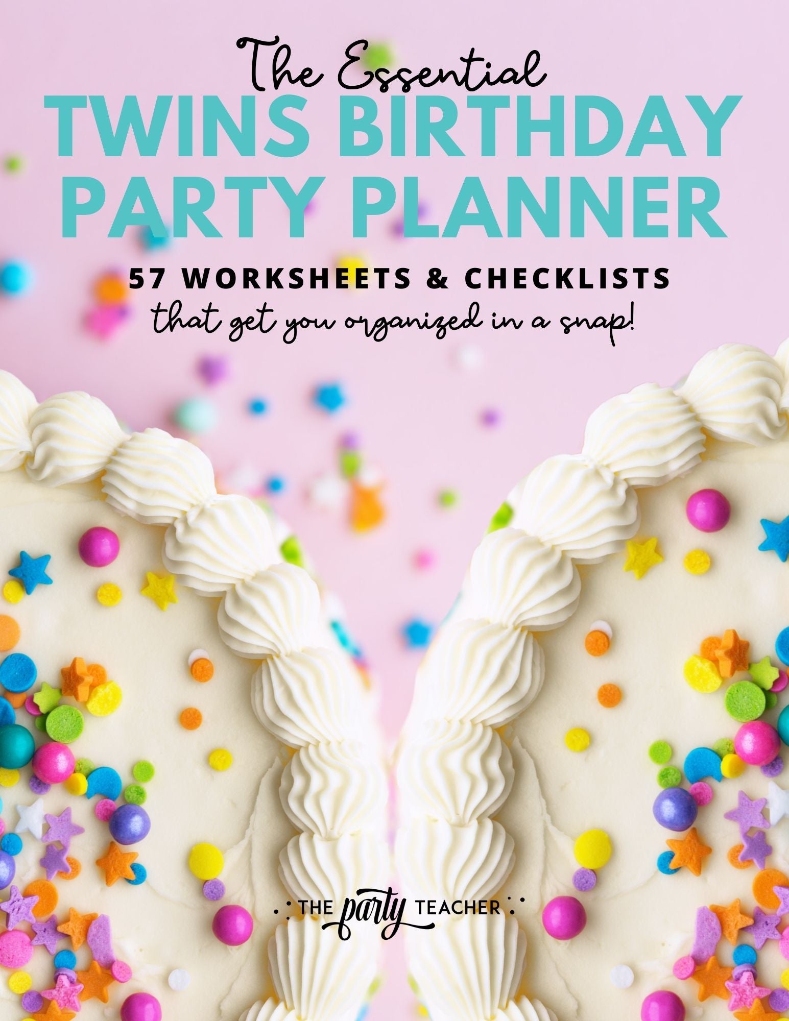 Twins Birthday Party Planner INSTANT DOWNLOAD - The Party Teacher