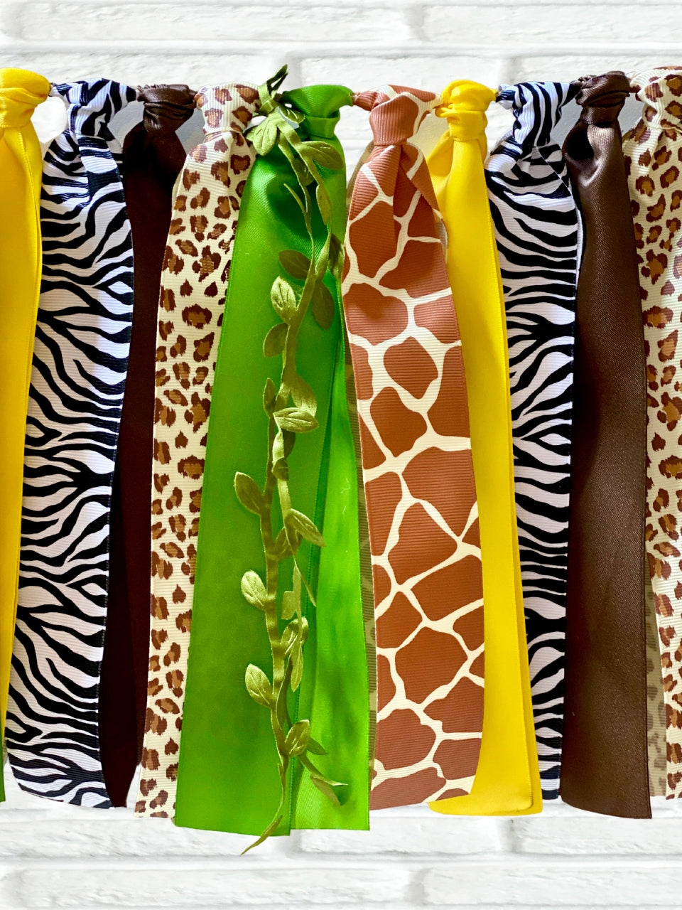 Jungle Safari Ribbon Bunting – The Party Teacher
