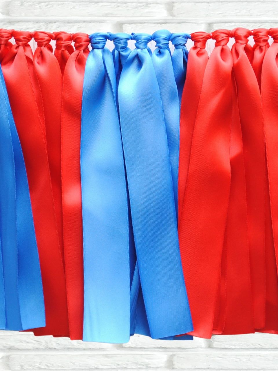 Red Royal Blue Ribbon Bunting – The Party Teacher