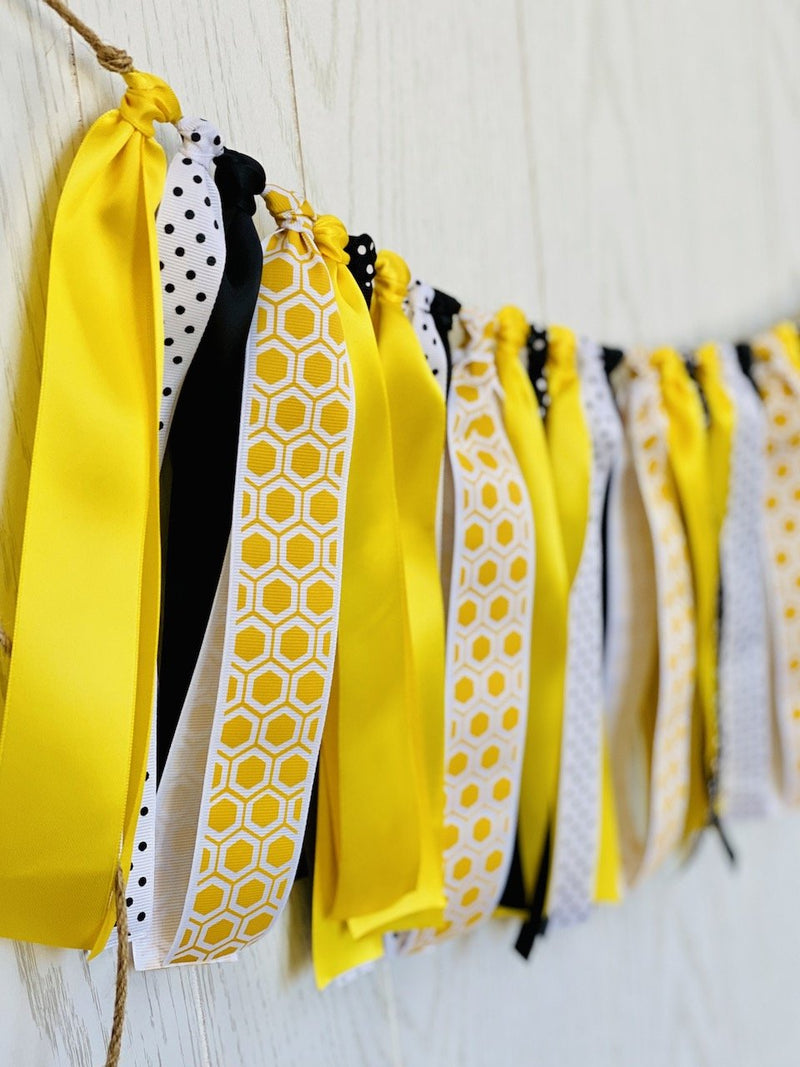 Bee Ribbon Bunting - FREE Shipping - The Party Teacher