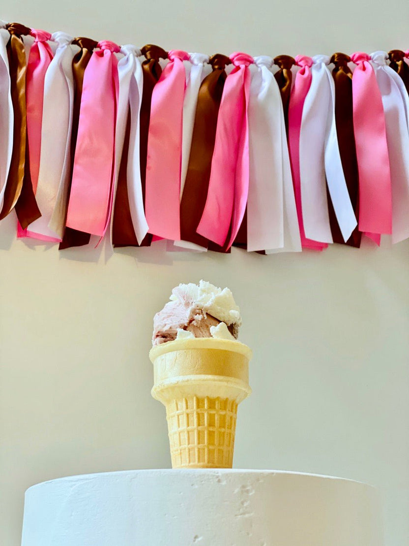 Ice Cream Ribbon Bunting - FREE Shipping – The Party Teacher