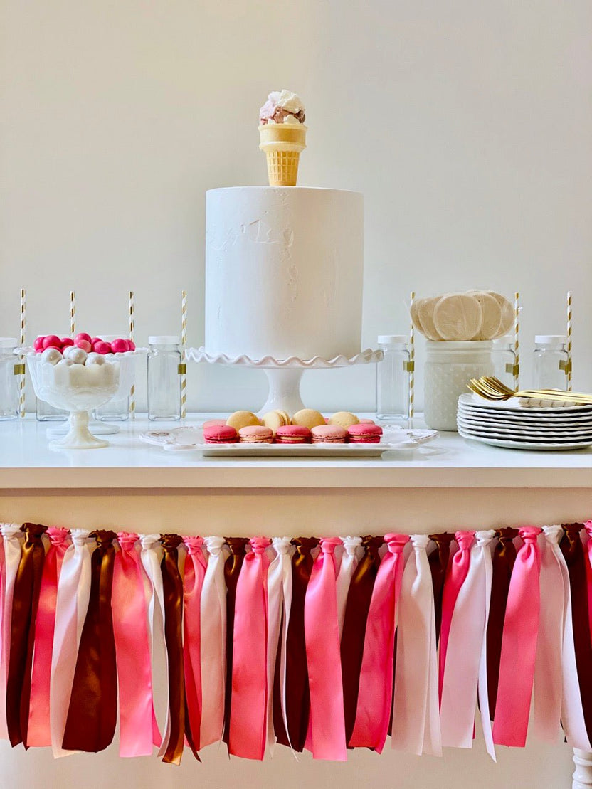 Ice Cream Ribbon Bunting - FREE Shipping – The Party Teacher