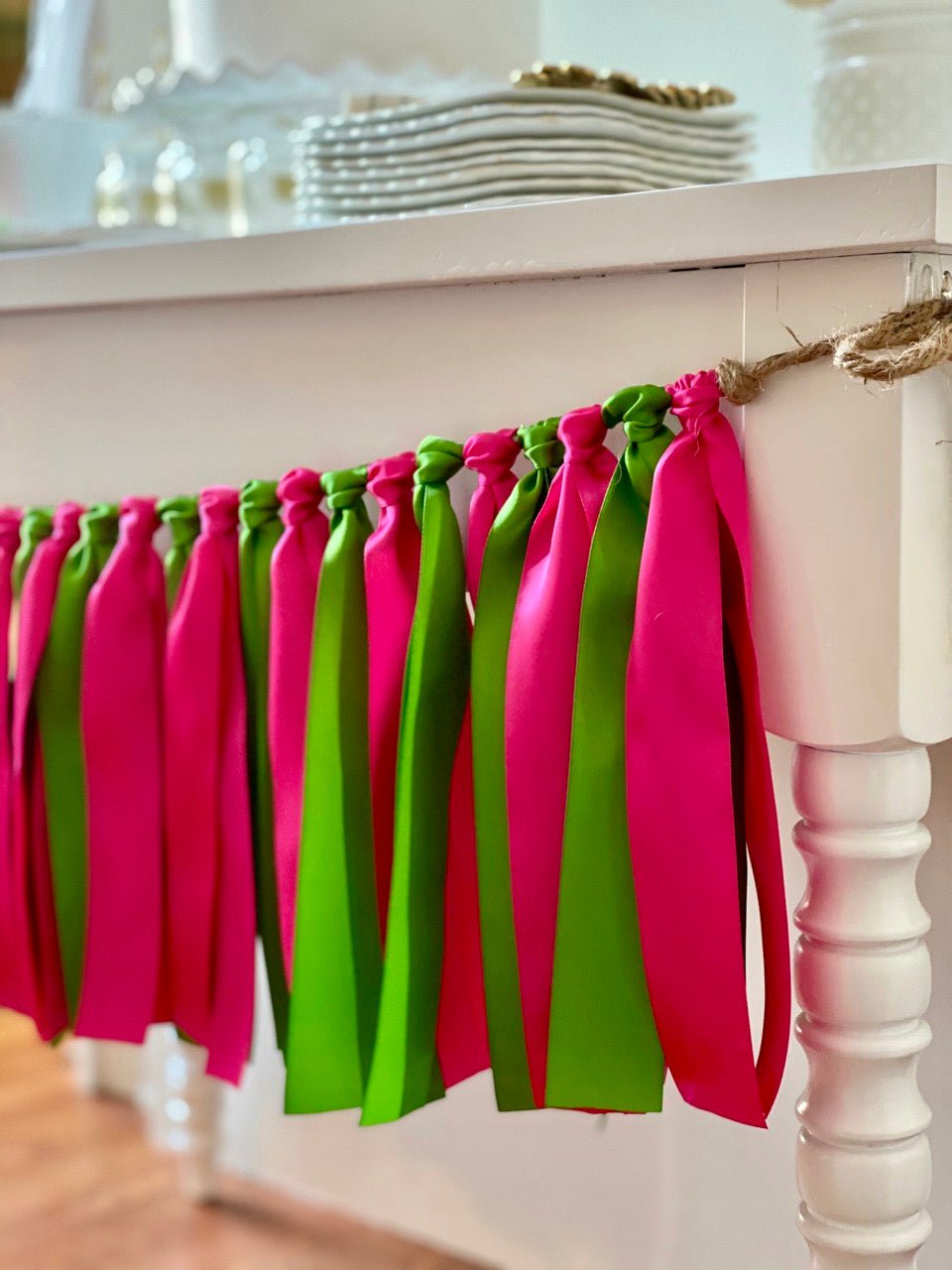 Preppy Ribbon Bunting - FREE Shipping – The Party Teacher