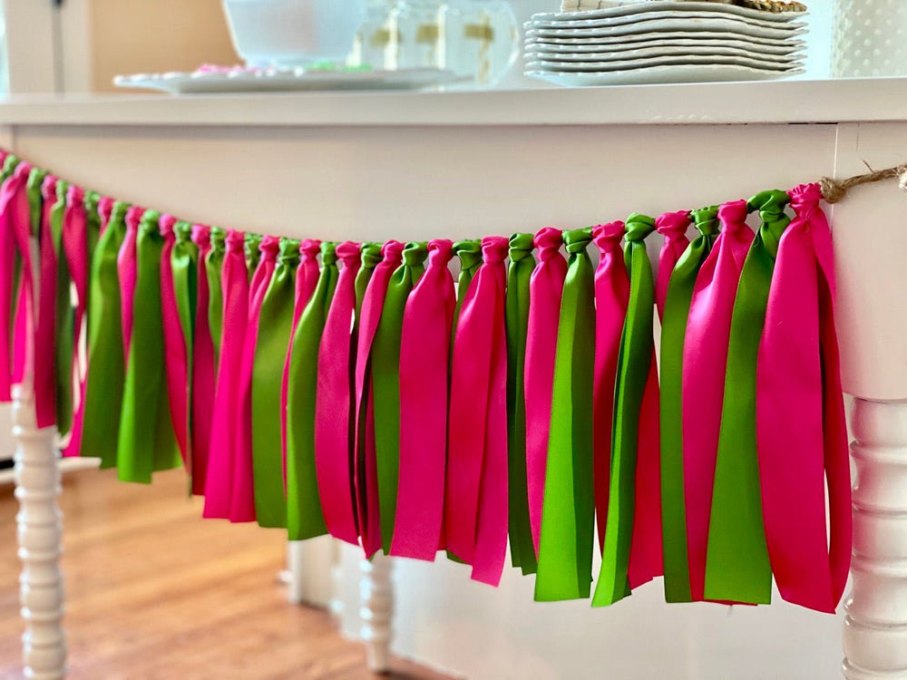 Preppy Ribbon Bunting - FREE Shipping – The Party Teacher