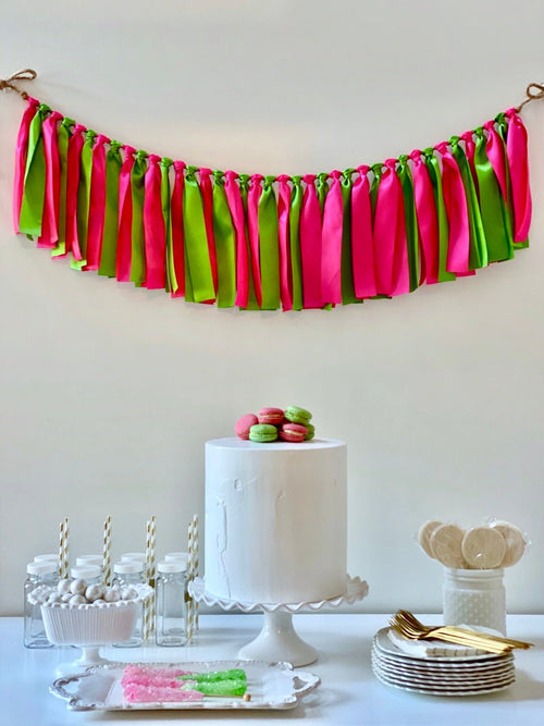 Preppy Ribbon Bunting – The Party Teacher