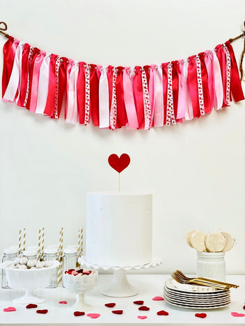 Valentine's Ribbon Bunting – The Party Teacher
